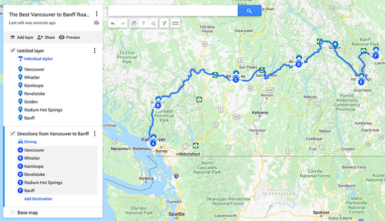 Amazing Vancouver to Banff Road Trip for 2024 + Secret Tips