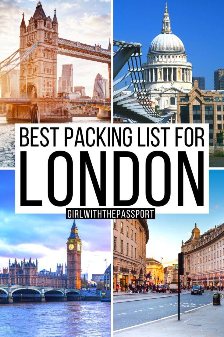 The Perfect London Packing List - 19 Things You Should Carry - Girl ...